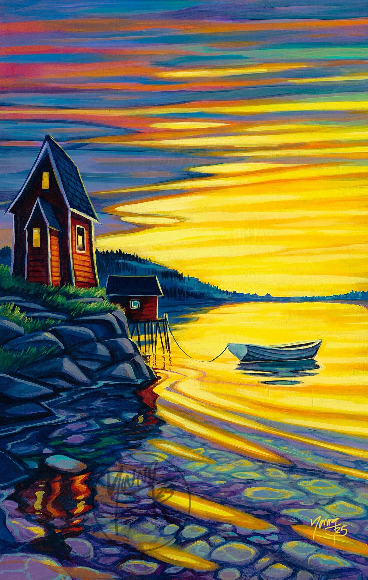 Neon Sky – Print by Adam Young, Newfoundland artist– Young Studios